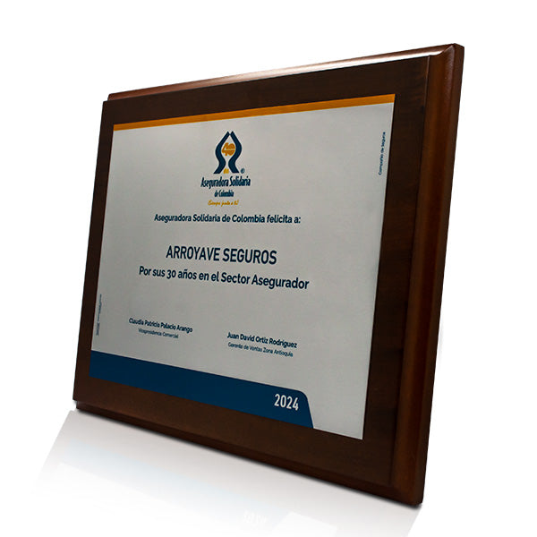 Placas Conmemorativas - Personalizadas – Podium Design